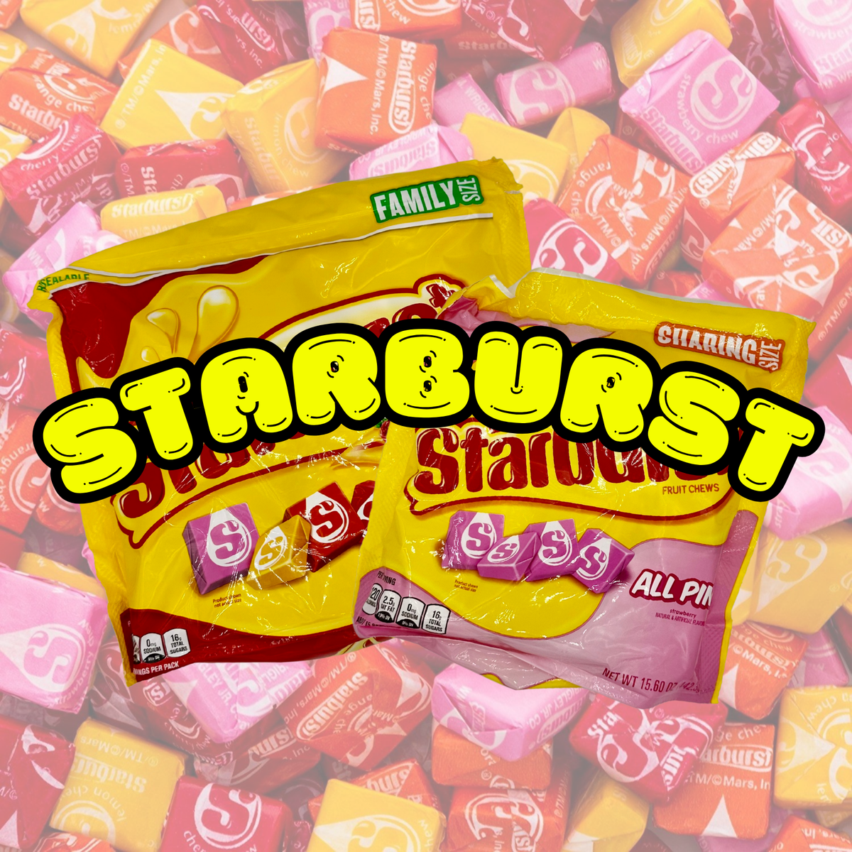STARBURST – SUGAR BABY LOLLY JARS