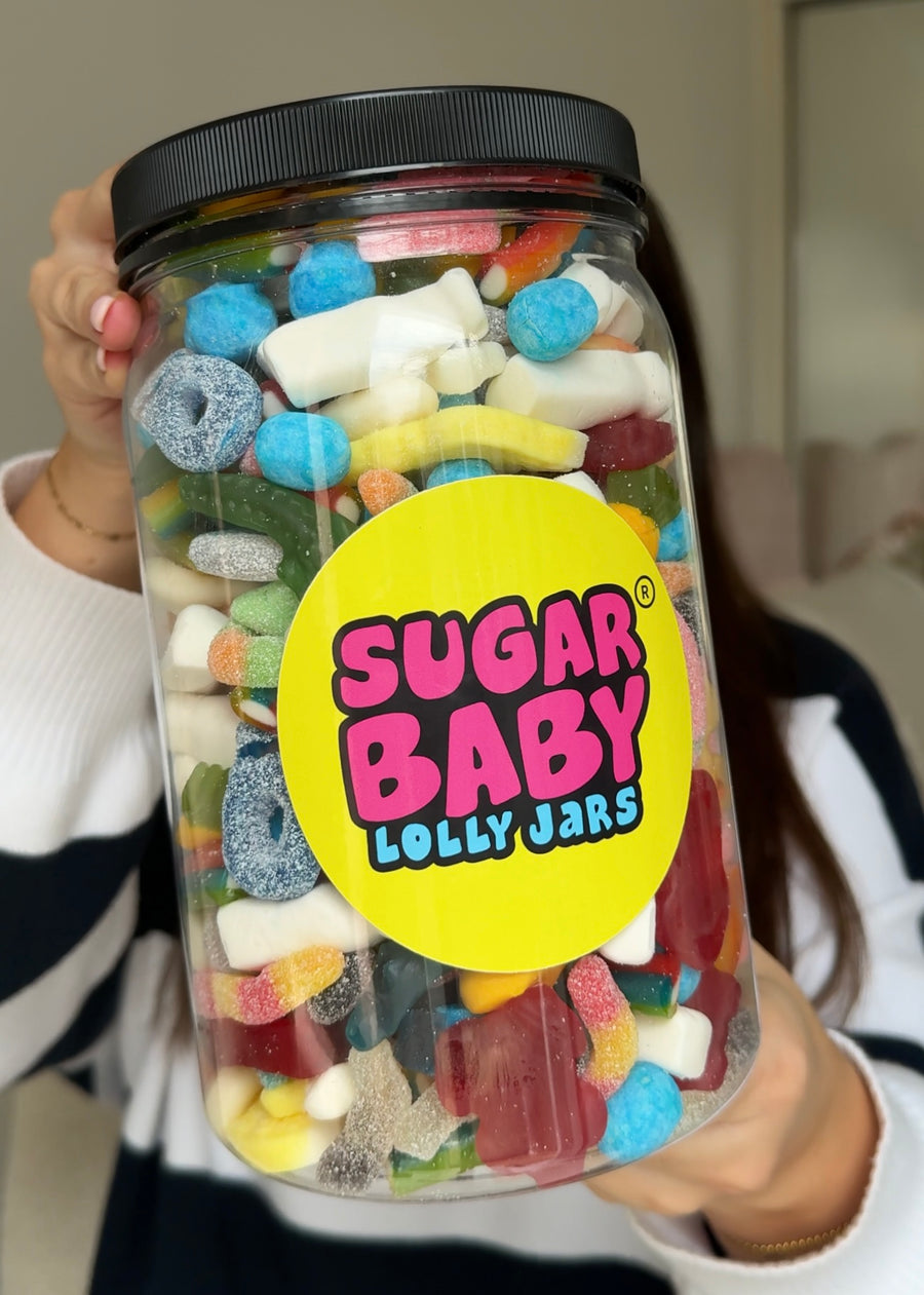 Pick and Mix Lollies in a Jar – SUGAR BABY LOLLY JARS