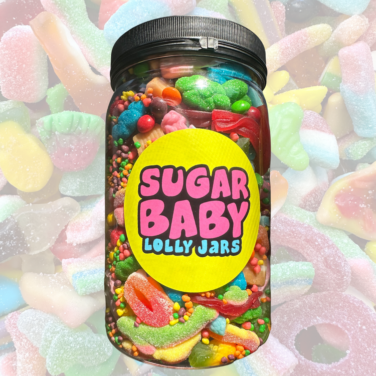 Personalised Lolly Jars! – SUGAR BABY LOLLY JARS