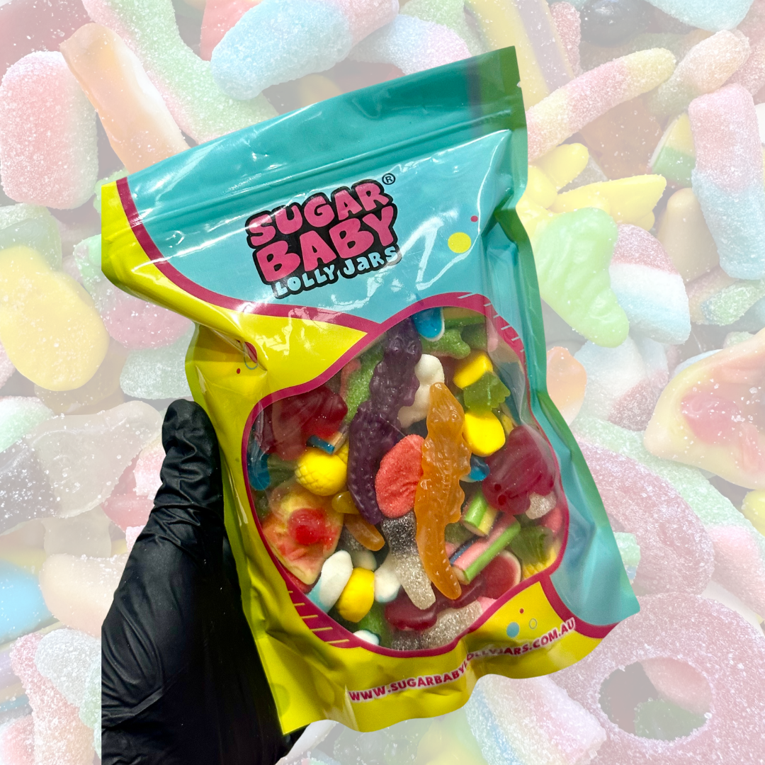 Pick and Mix Lollies in a Jar – SUGAR BABY LOLLY JARS