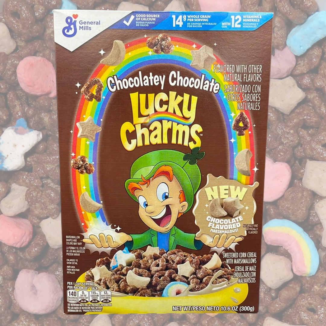 Lucky Charms Cereal Chocolate 300g – SUGAR BABY LOLLY JARS