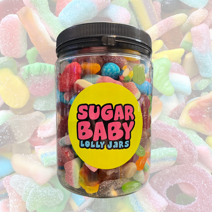 Personalised Lolly Jars! – SUGAR BABY LOLLY JARS