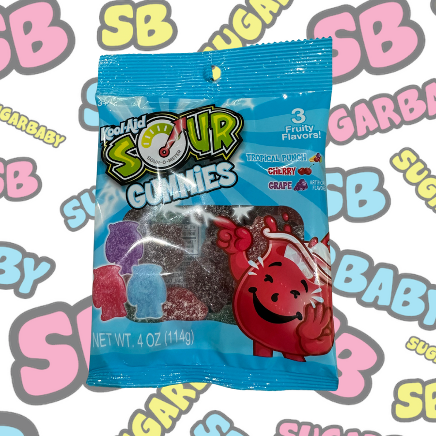 Kool-Aid Sour Gummies 113g – SUGAR BABY LOLLY JARS