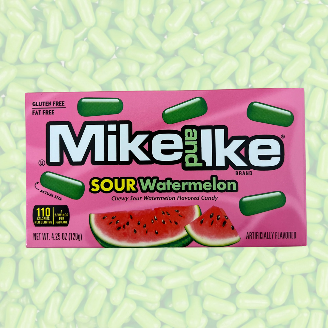 Mike & Ike - Sour Watermelon – SUGAR BABY LOLLY JARS