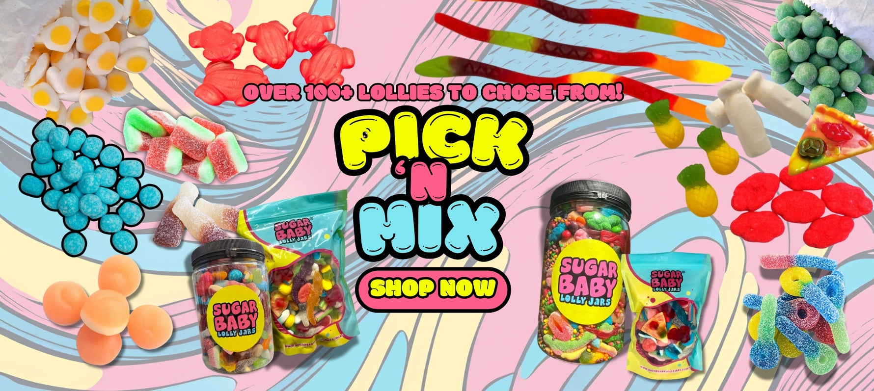 Personalised Lolly Jars! – SUGAR BABY LOLLY JARS