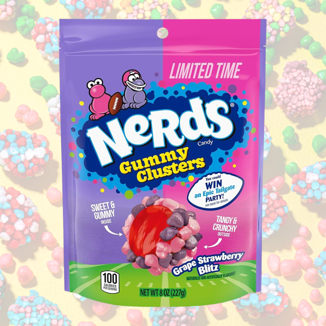 Nerds Gummy Clusters – SUGAR BABY LOLLY JARS