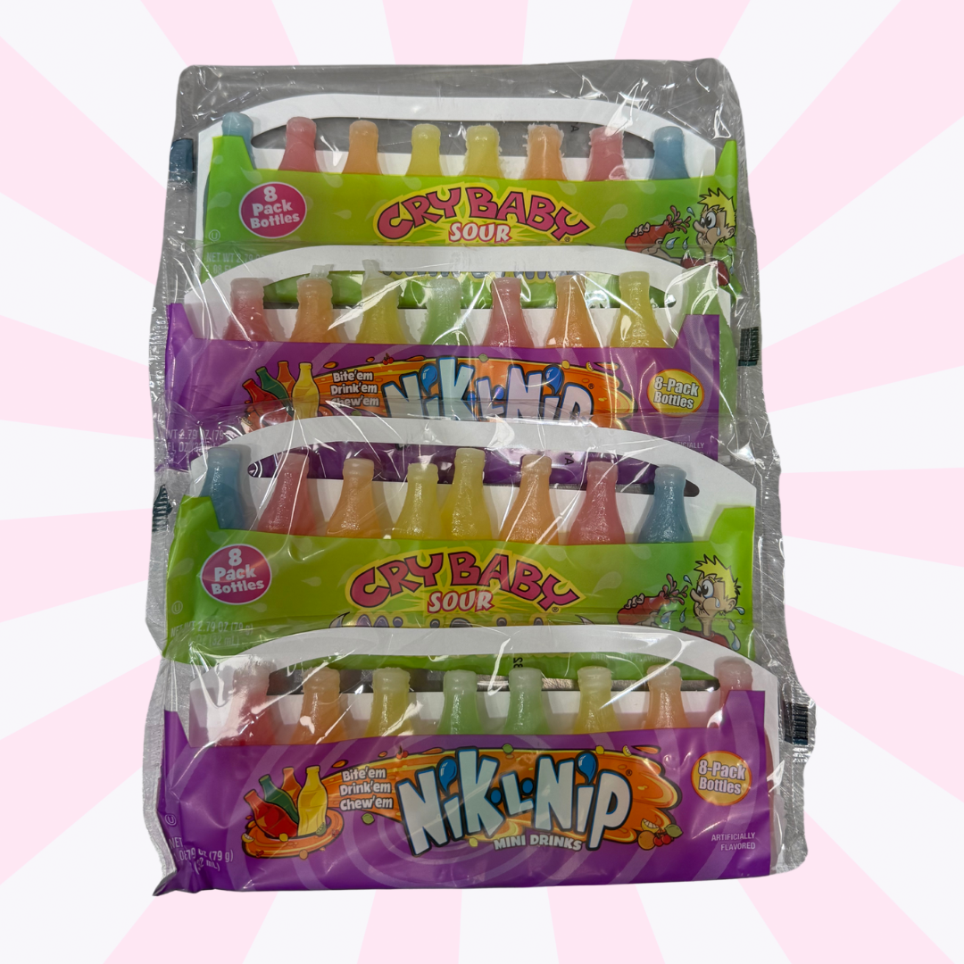 Wax Candy Australia | Wax Bottle Candy Packs – SUGAR BABY LOLLY JARS
