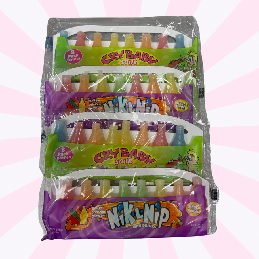 Wax Candy Australia | Wax Bottle Candy Packs – SUGAR BABY LOLLY JARS