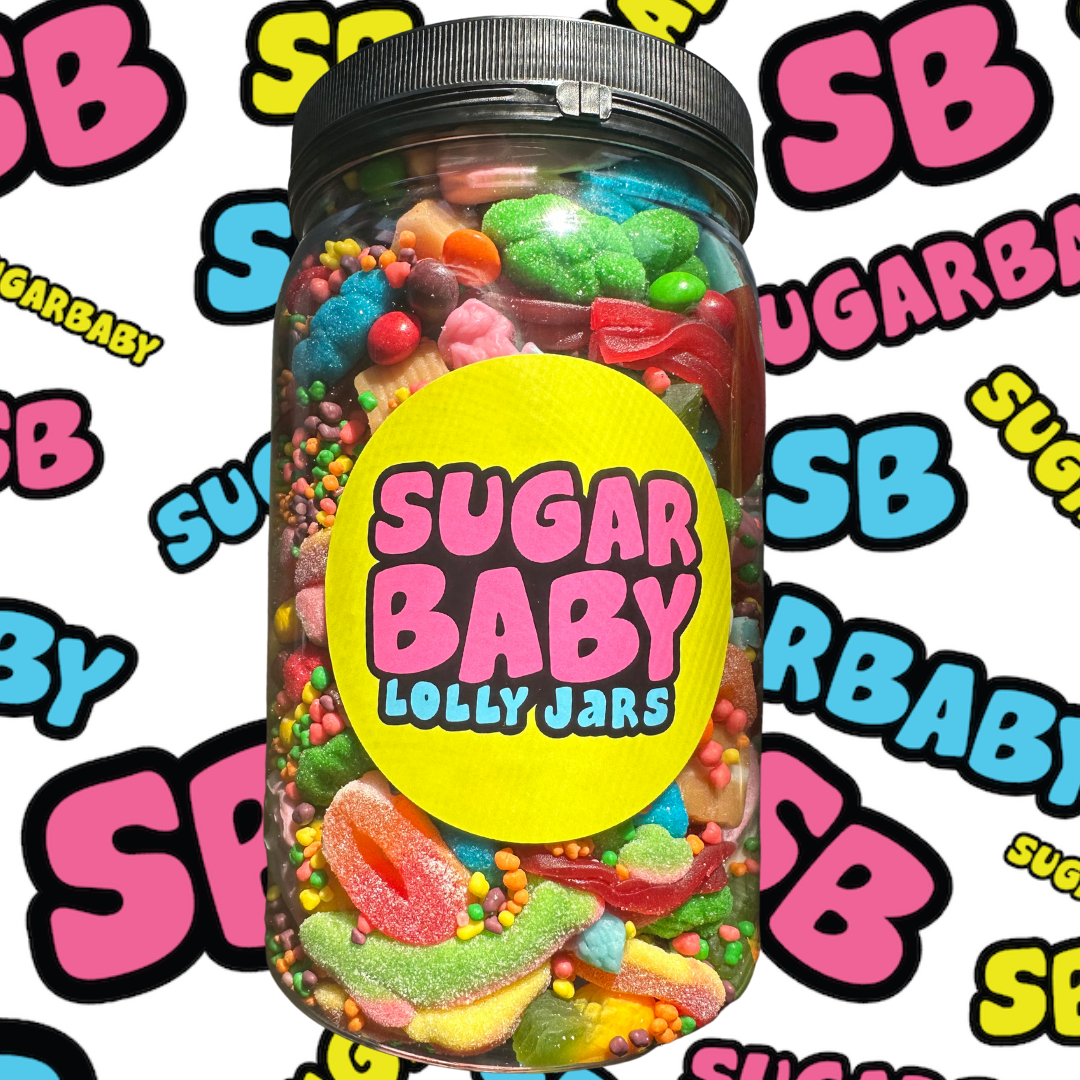 Personalised Lolly Jars! – SUGAR BABY LOLLY JARS