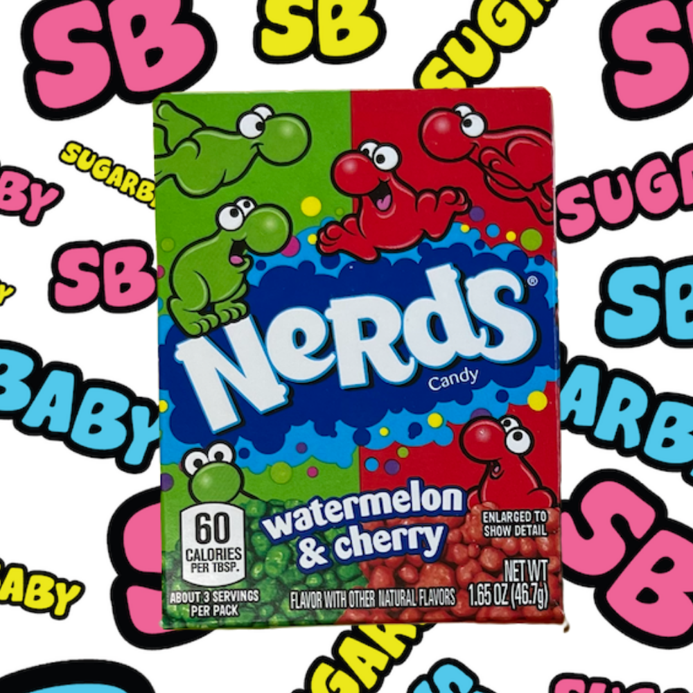 Nerds Watermelon & Cherry Candy Box | Nerds Sour Candies