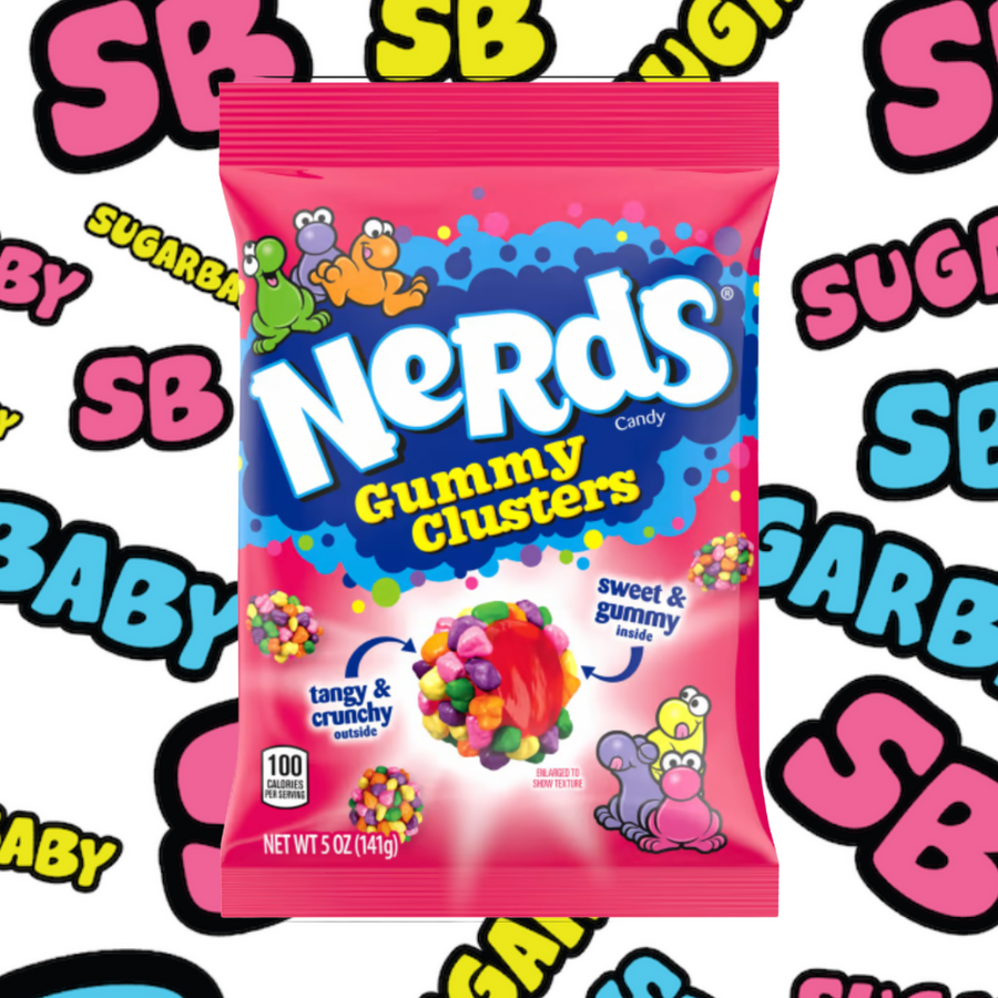 Nerds Gummy Clusters – SUGAR BABY LOLLY JARS